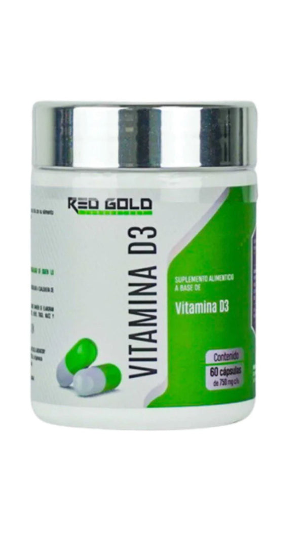 Red Gold Vitamina D3 60 Caps – Mr. Candy